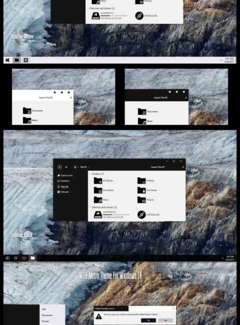 After Dark Red Theme For Windows 11 22H2 - Cleodesktop