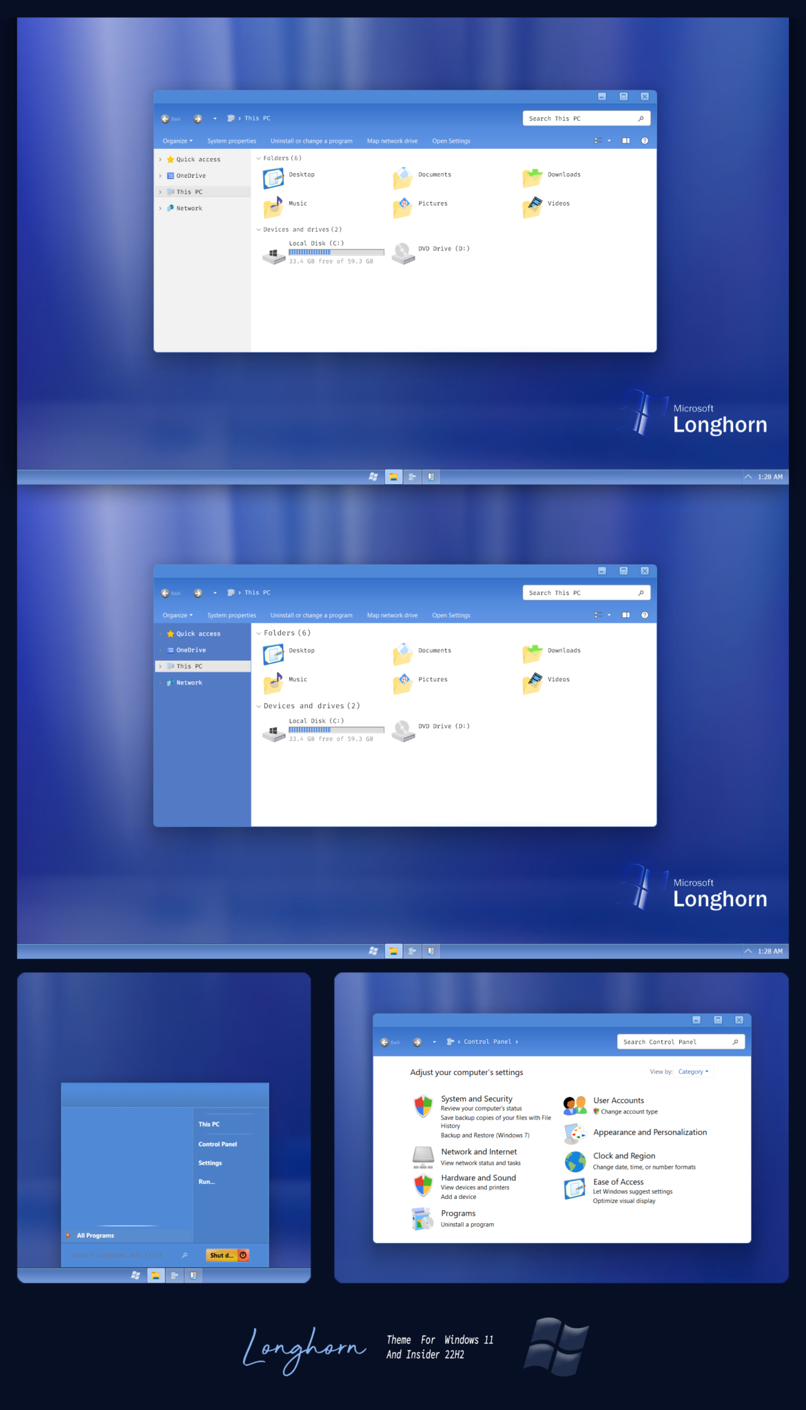 Longhorn Theme For Windows 11 Cleodesktop
