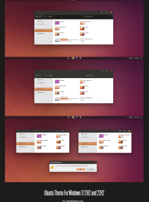 Windows X Theme For Windows 11 22H2 - Cleodesktop