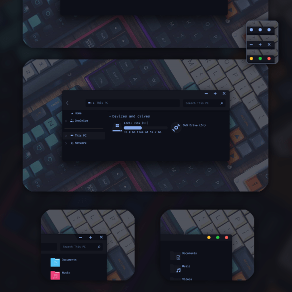 Ponocho light Mode Theme For Windows 11 - Cleodesktop