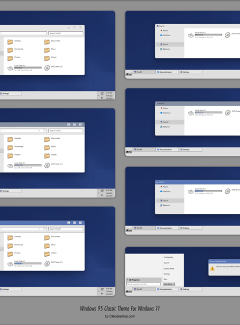 Red Gold Theme For Windows 11 - Cleodesktop