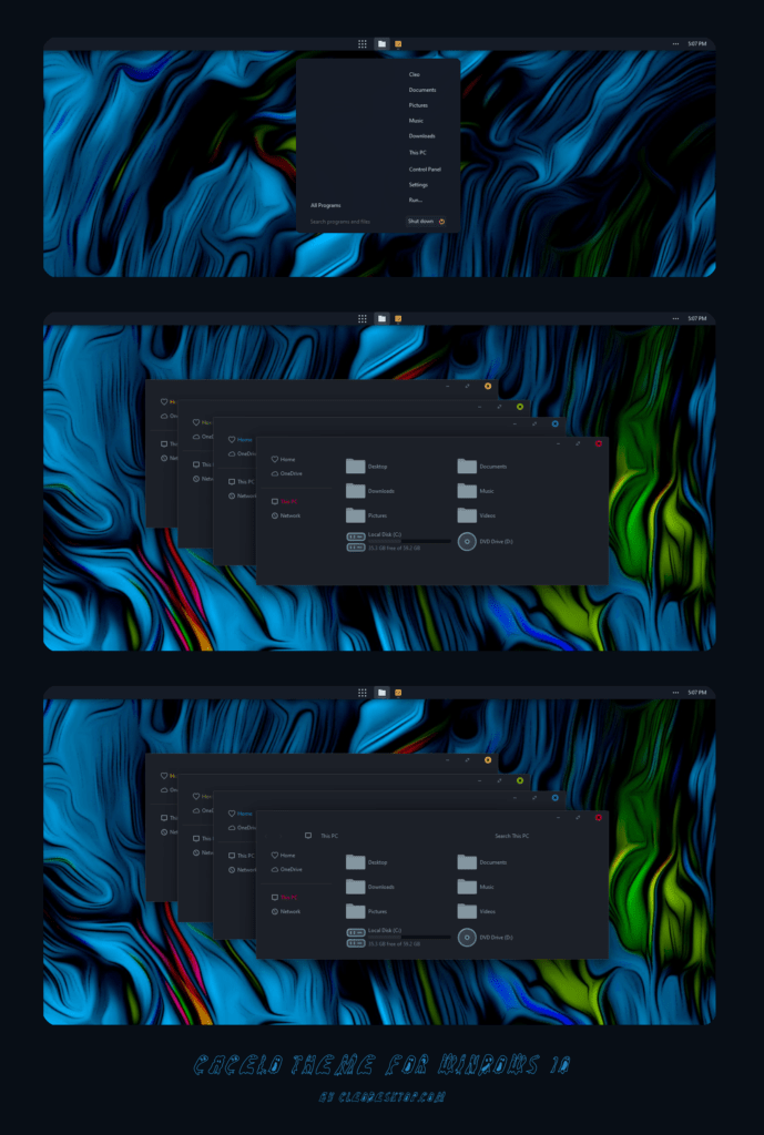 Cacelo Theme For Windows 10 - Cleodesktop