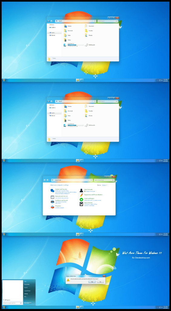 windows 7 theme for windows 11 25h2 Windows 11 Themes