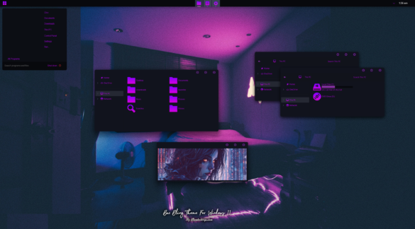 Bac Bling Theme For Windows 11 - Cleodesktop