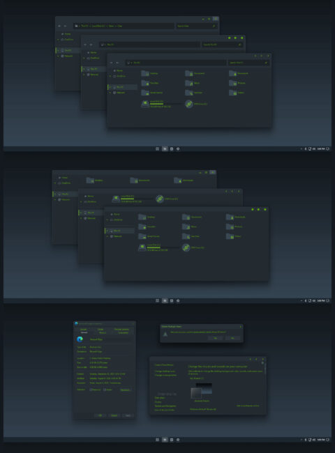 Pure Black White Theme For Windows 10 - Cleodesktop