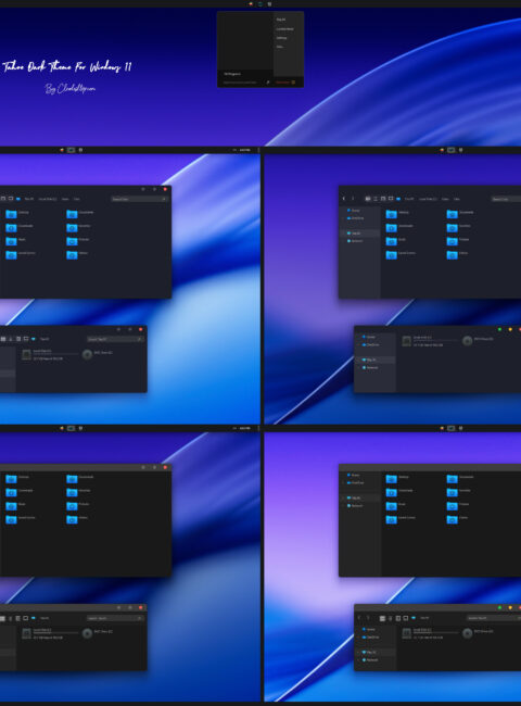 Montrax Dark Theme For Windows 11 - Cleodesktop